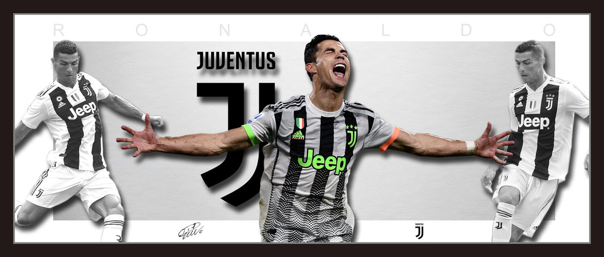 Cristiano RONALDO Juventus Wings Framed – Wicked Memorabilia Store