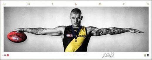 Dustin Dusty Martin Richmond Tigers AFL Unframed Wings Tribute – Wicked ...
