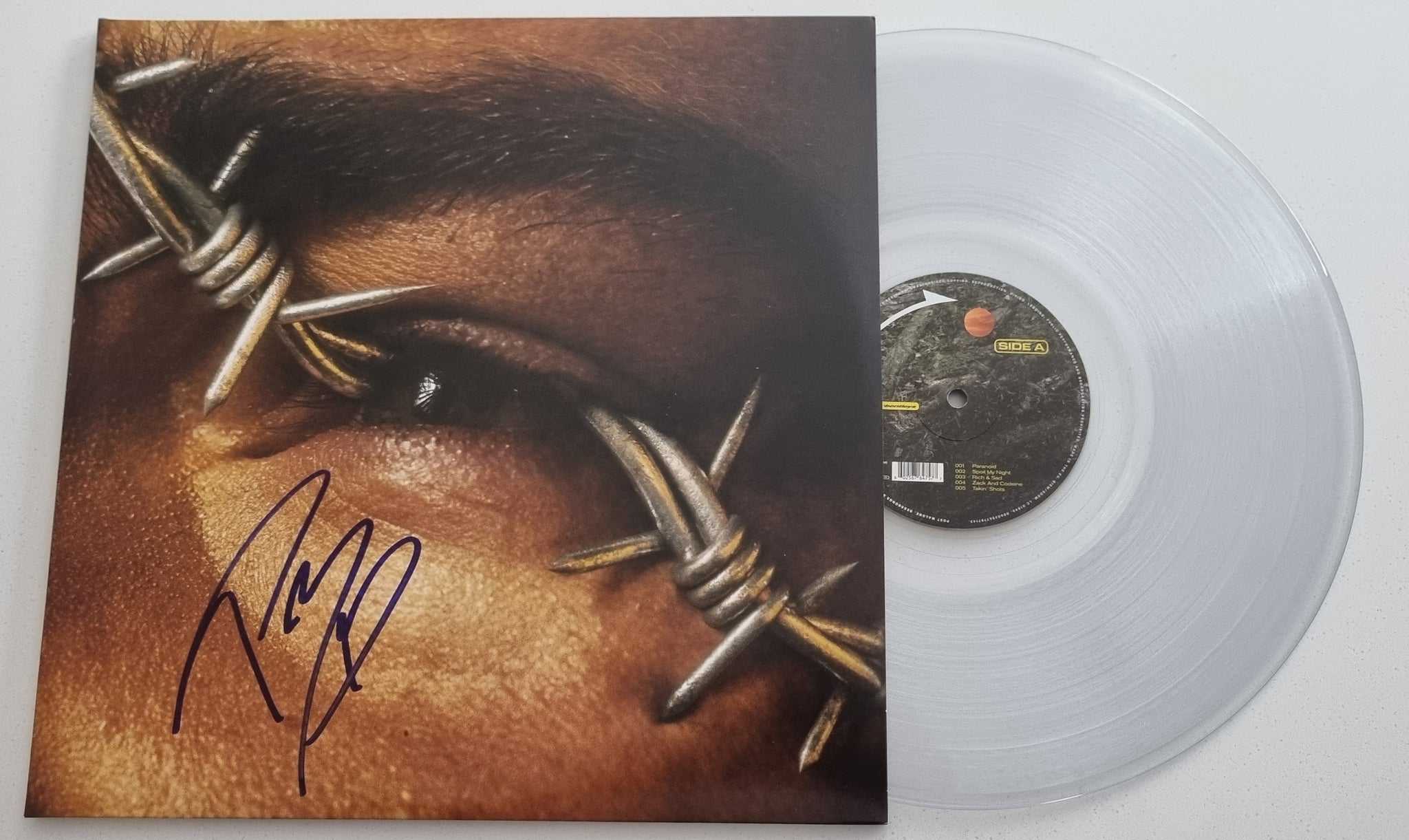 Post Malone Beerbongs And Bentleys Signed Vinyl Album Wicked 7815